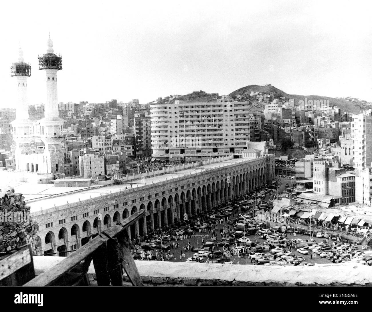 This is a general view of the city of Mecca as people from all around ...