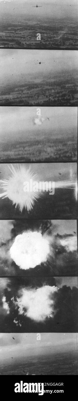 This sequence of photos shows the destruction of one of the dreadful ...