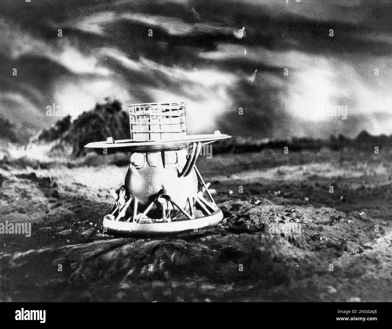 This is a replica of the descent capsule of the Soviet Venera-9 ...