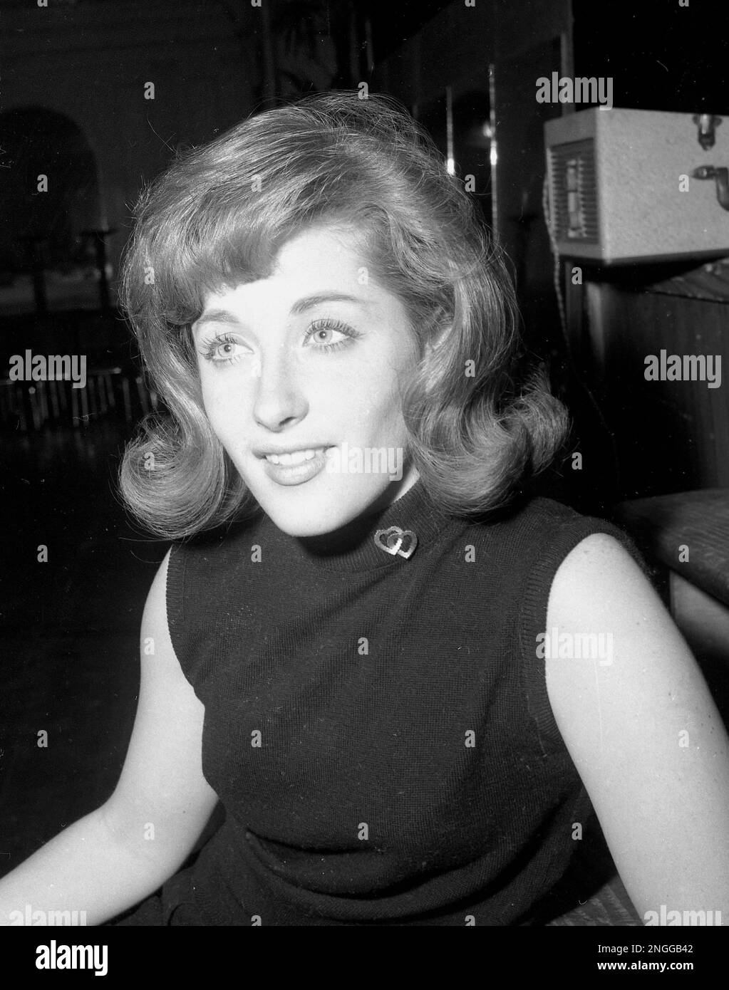 Lesley Gore, singer and composer, is shown in 1966 at an unknown ...