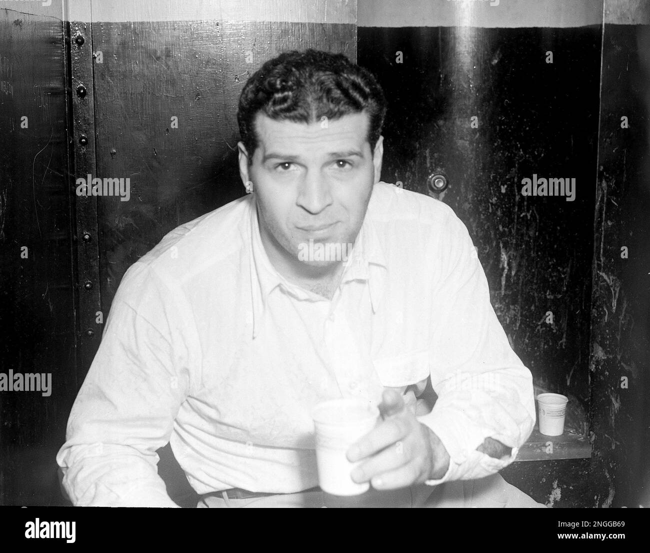 Anthony Rotondo is seen in his cell, on December 11, 1950, in Baltimore ...