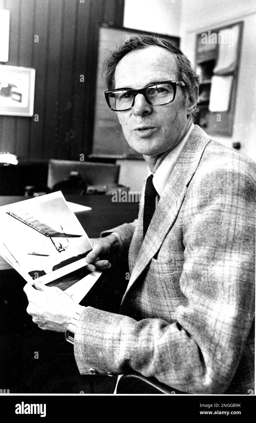 Aerospace engineer Dr. Paul MacCready is shown on his 52nd birthday in ...