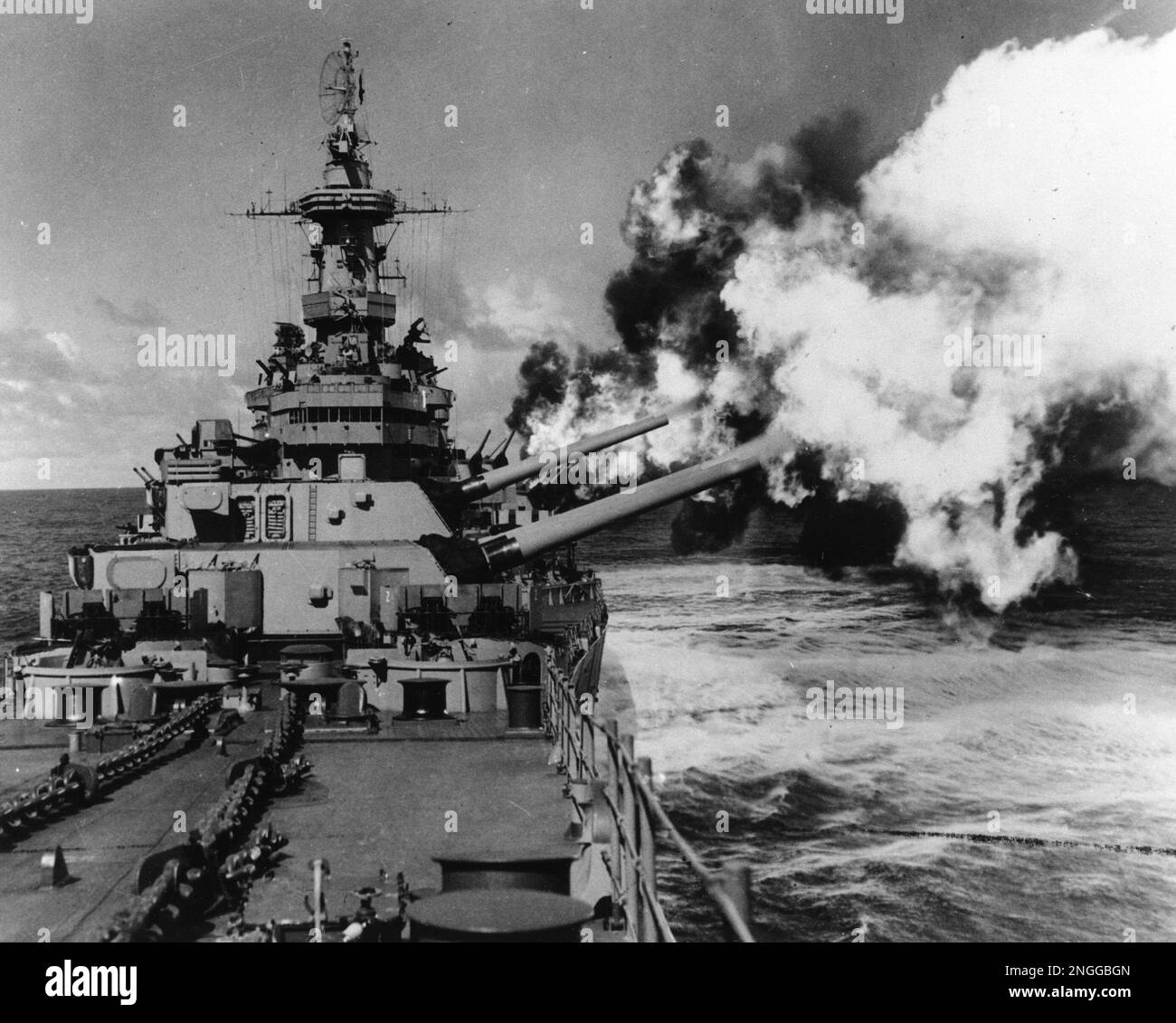 Uss Missouri Firing All Guns