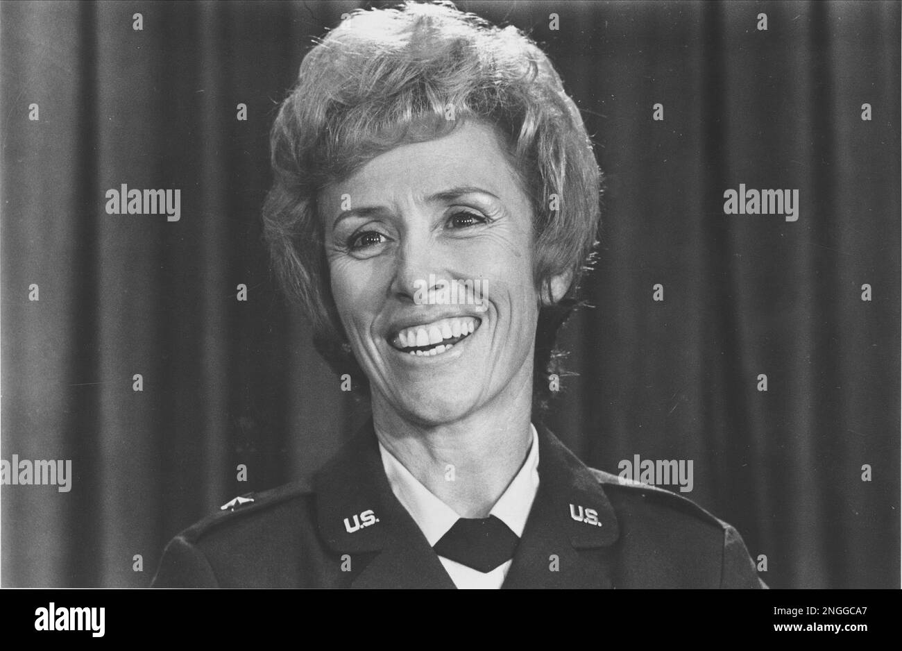 Brig. Gen. Jeanne M. Holm, director of women in the Air Force, is shown ...