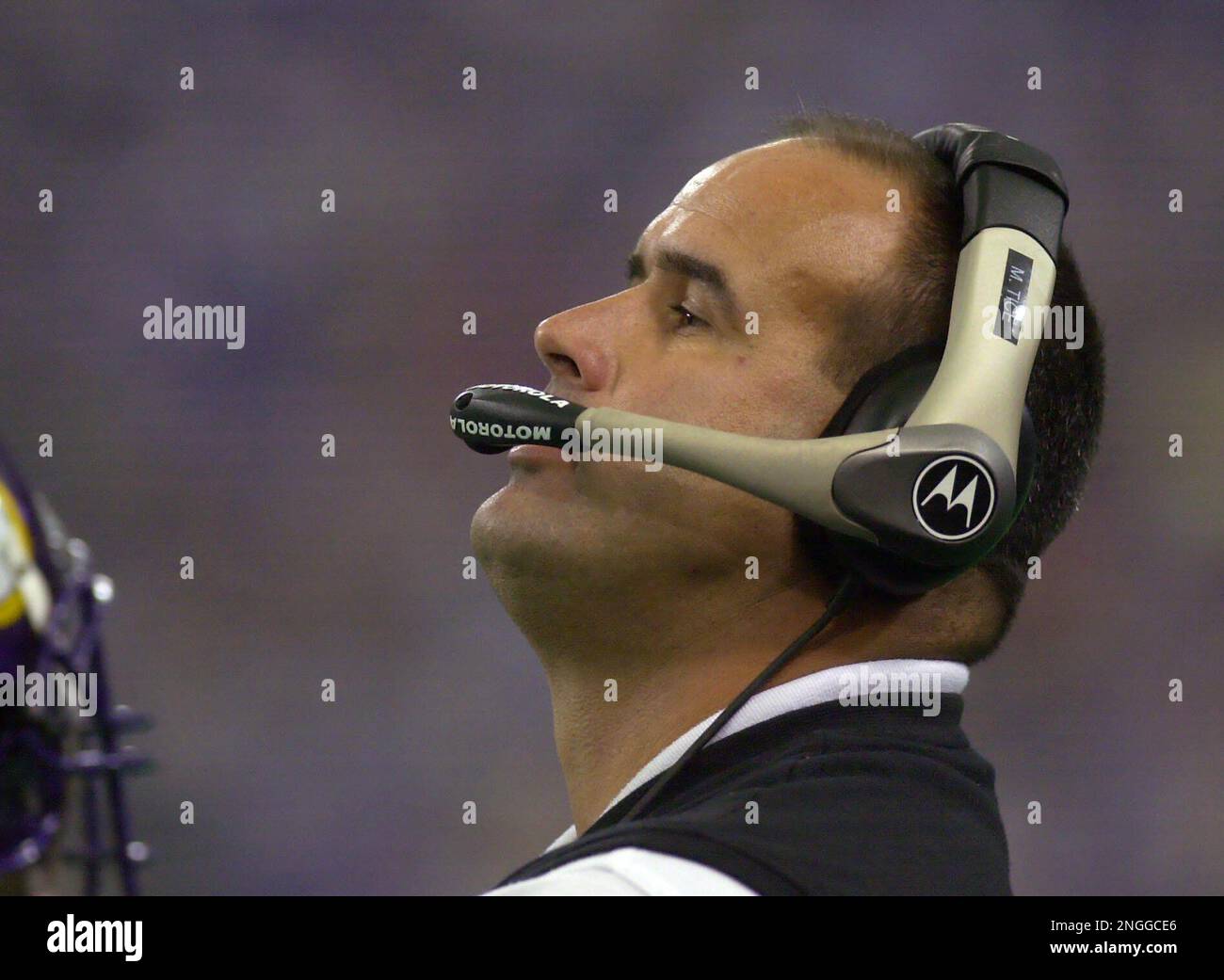 Minnesota Vikings head coach Mike Tice reacts after a first quarter ...