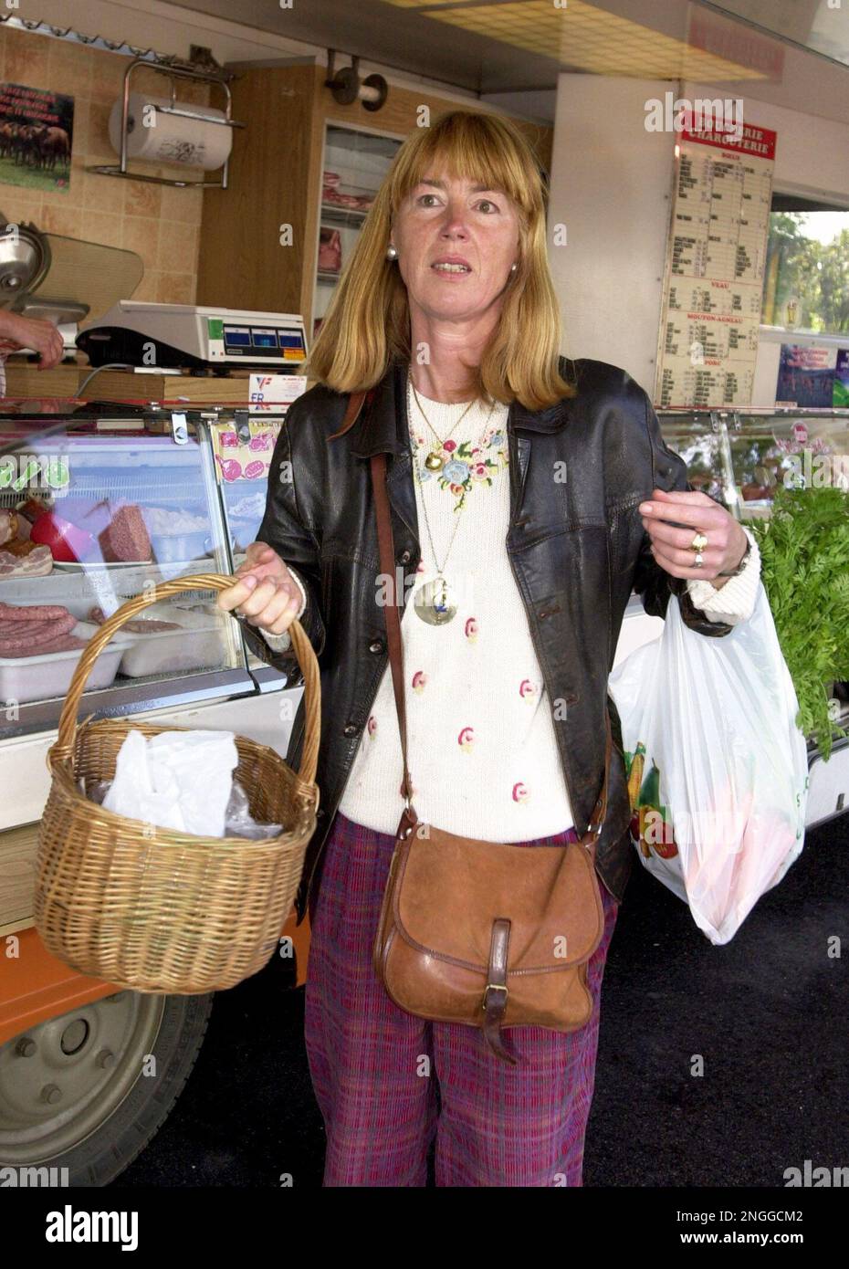 Ira Einhorn's Swedish wife Annika Flodin Einhorn shops in Champagne ...