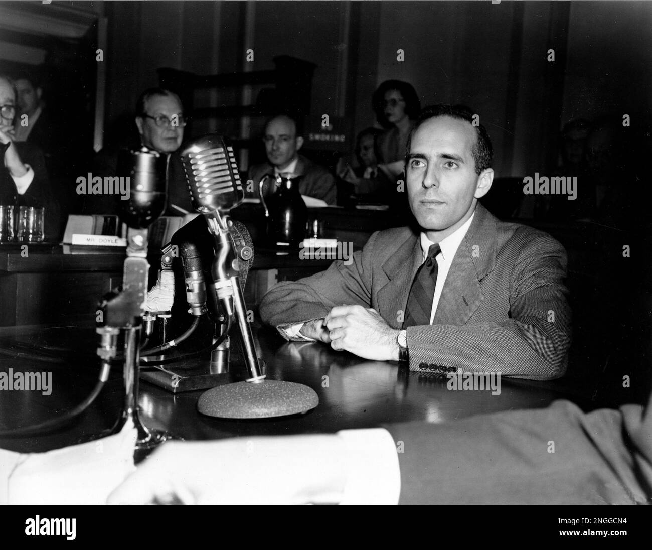 Jerome Robbins, dance choreographer, testifies before the House Un ...