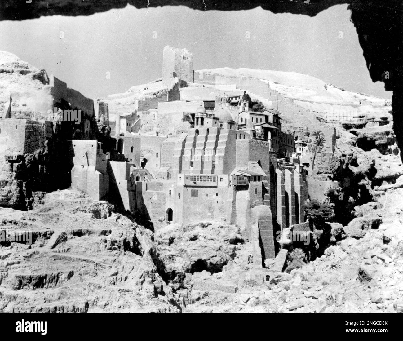 This is a general view of the retreat of the revered Christian saint ...