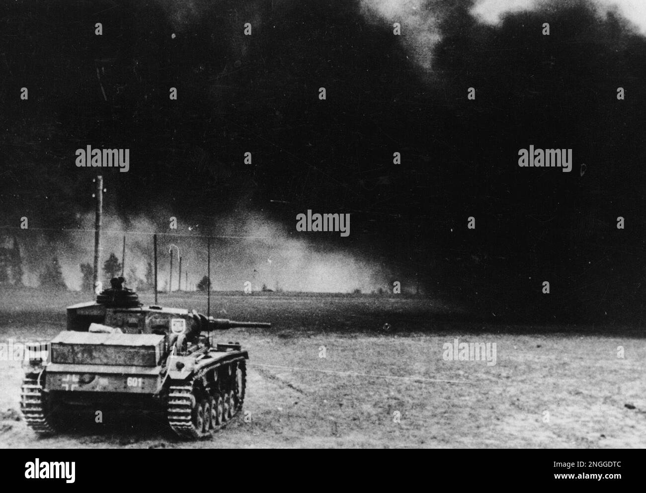 A tank of the 2nd SS Panzer Division is seen on October 24, 1941, near ...