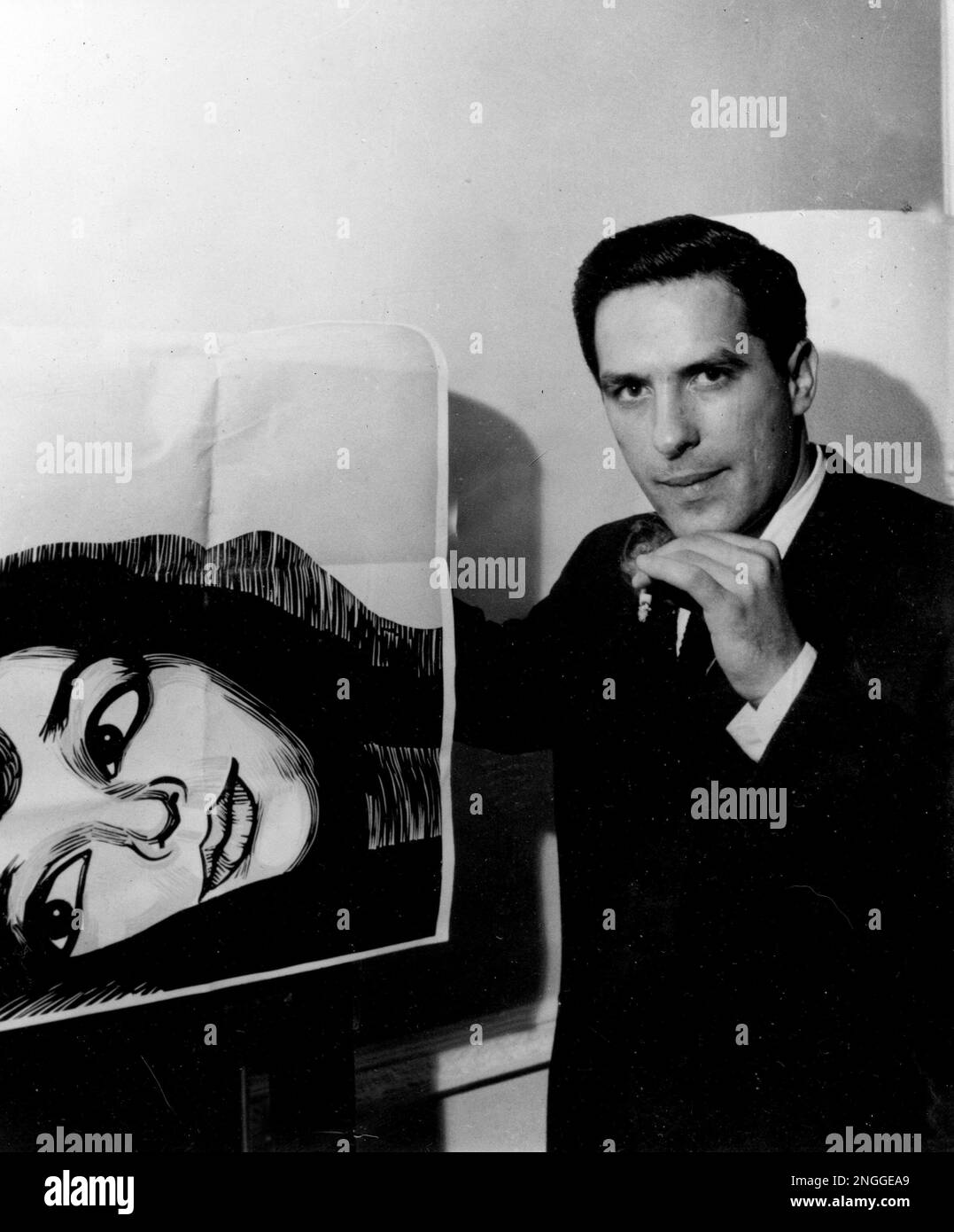 American actor John Cassavetes poses in London, England, Oct. 5, 1960 ...