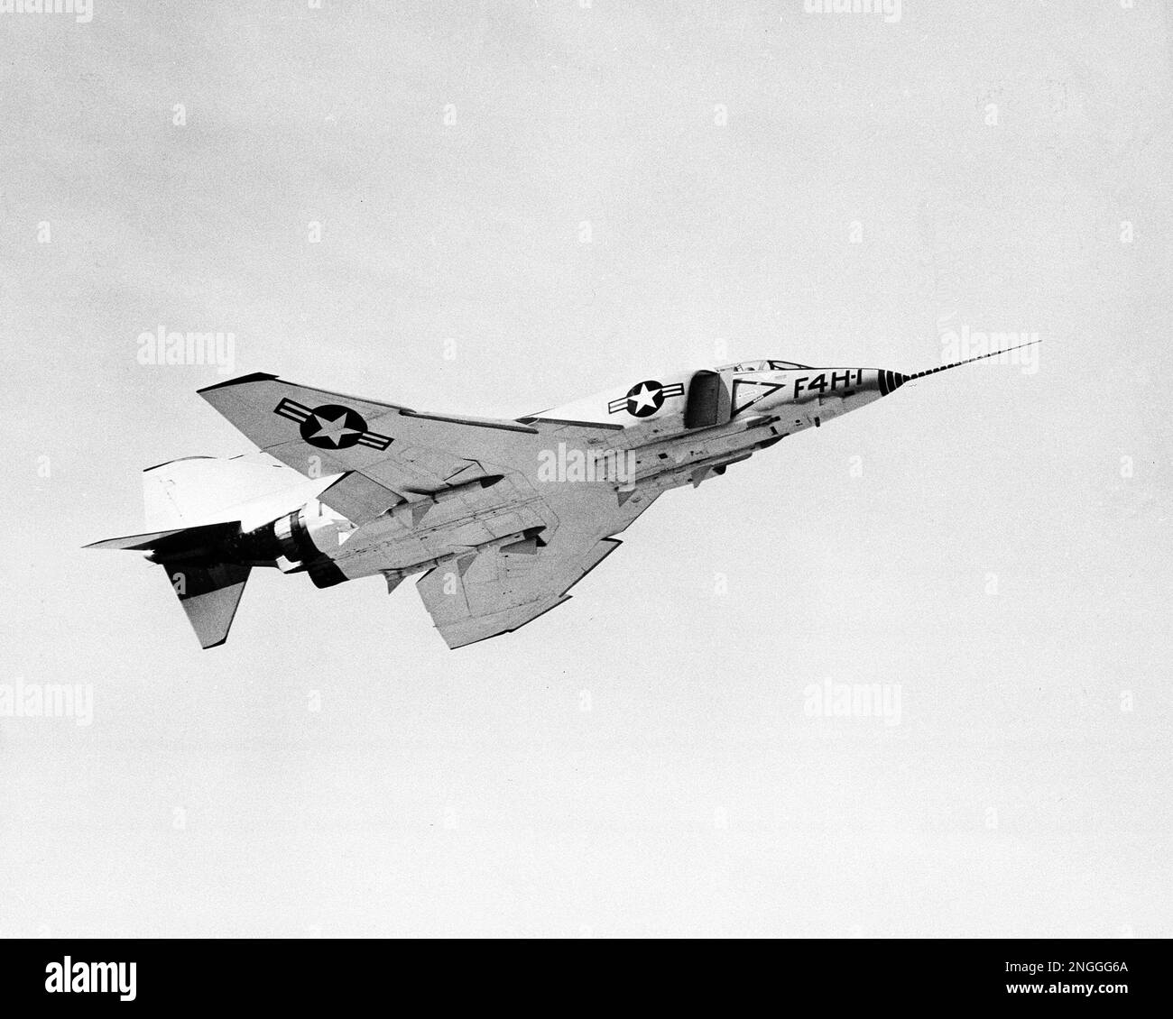 The U.S. Navy's newest jet fighter F4H-1, designed to fly more than ...