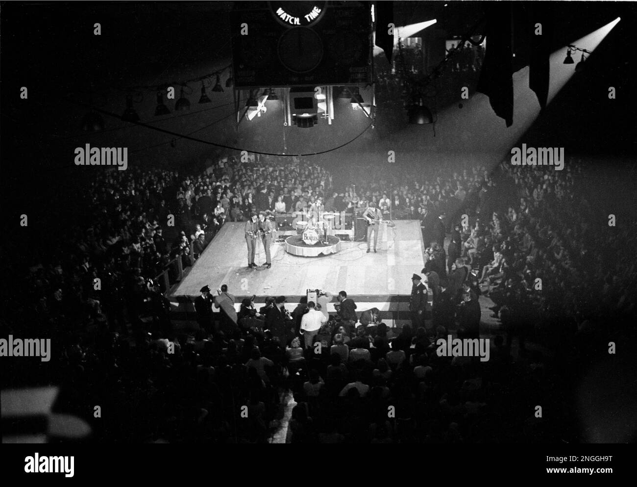 The Beatles perform at the Coliseum in Washington, D.C., Feb. 12, 1964 ...