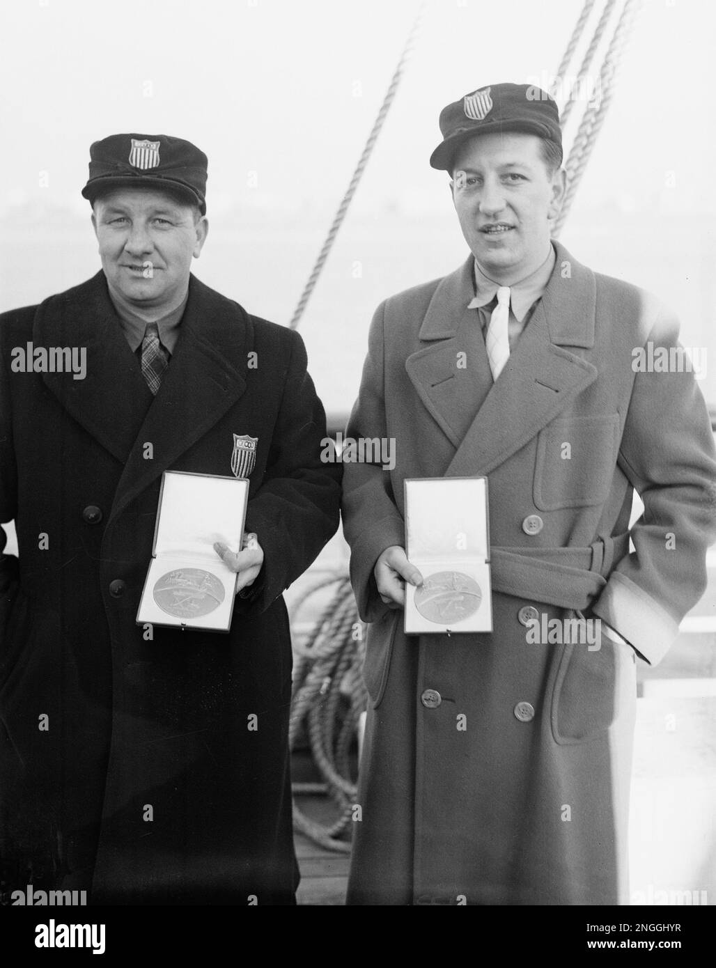 Allan M. Washbond, left, and Ivan Brown, both of Keene Valley, N.Y ...