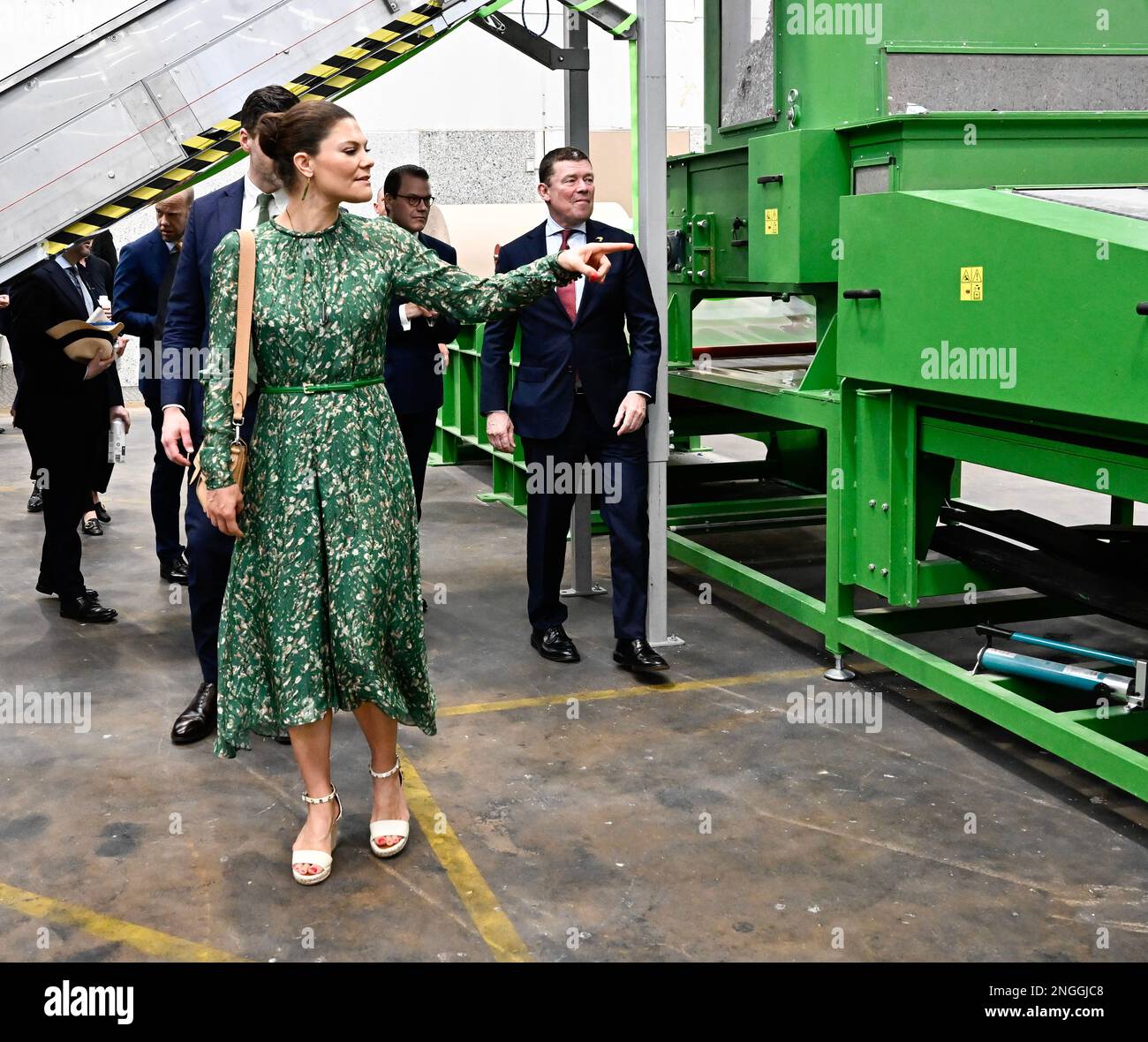 HAMILTON 20230218 Crown Princess Victoria and Prince Daniel visited the ...