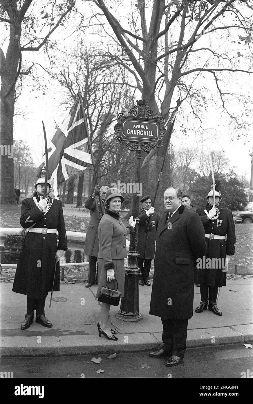 Mary Churchill, daughter of the late Sir Winston Churchill, and her ...
