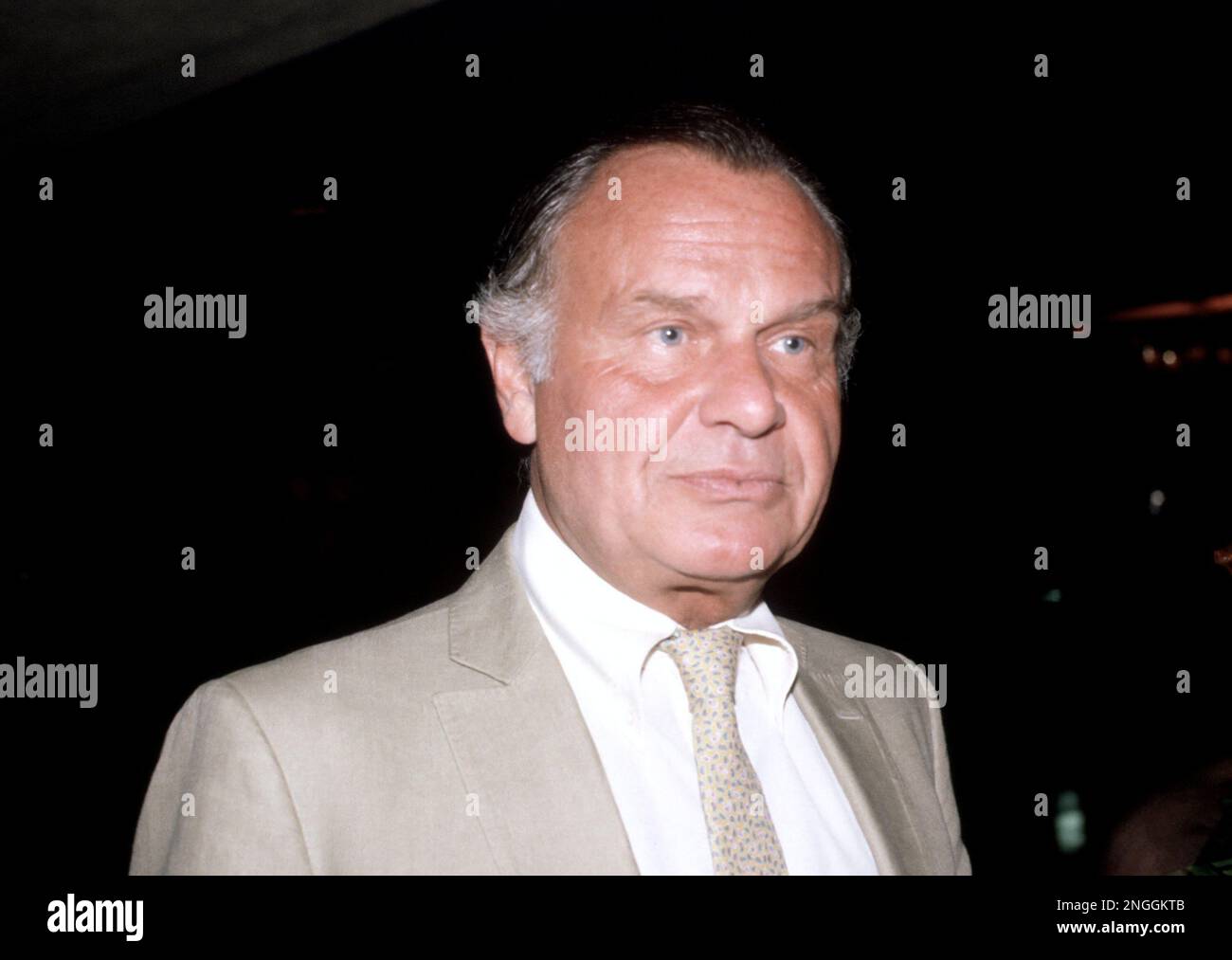 Fashion designer Bill Blass is shown at an unknown location on Aug. 4 ...