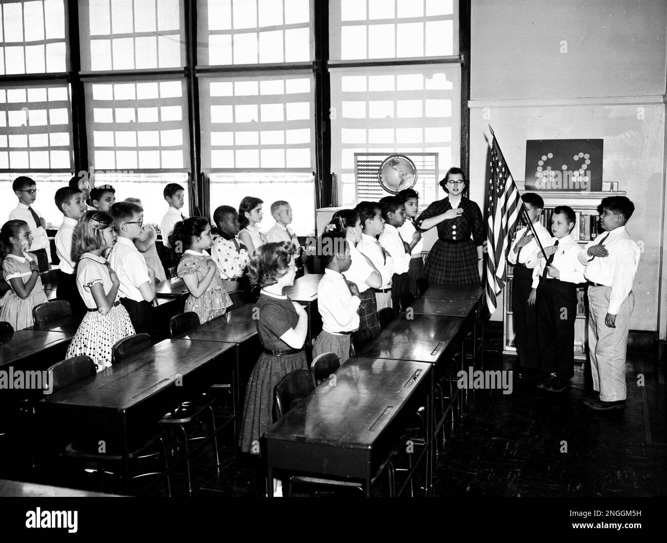 Students in Miss O'Harra's sixth grade class at P.S. 116 in New York ...