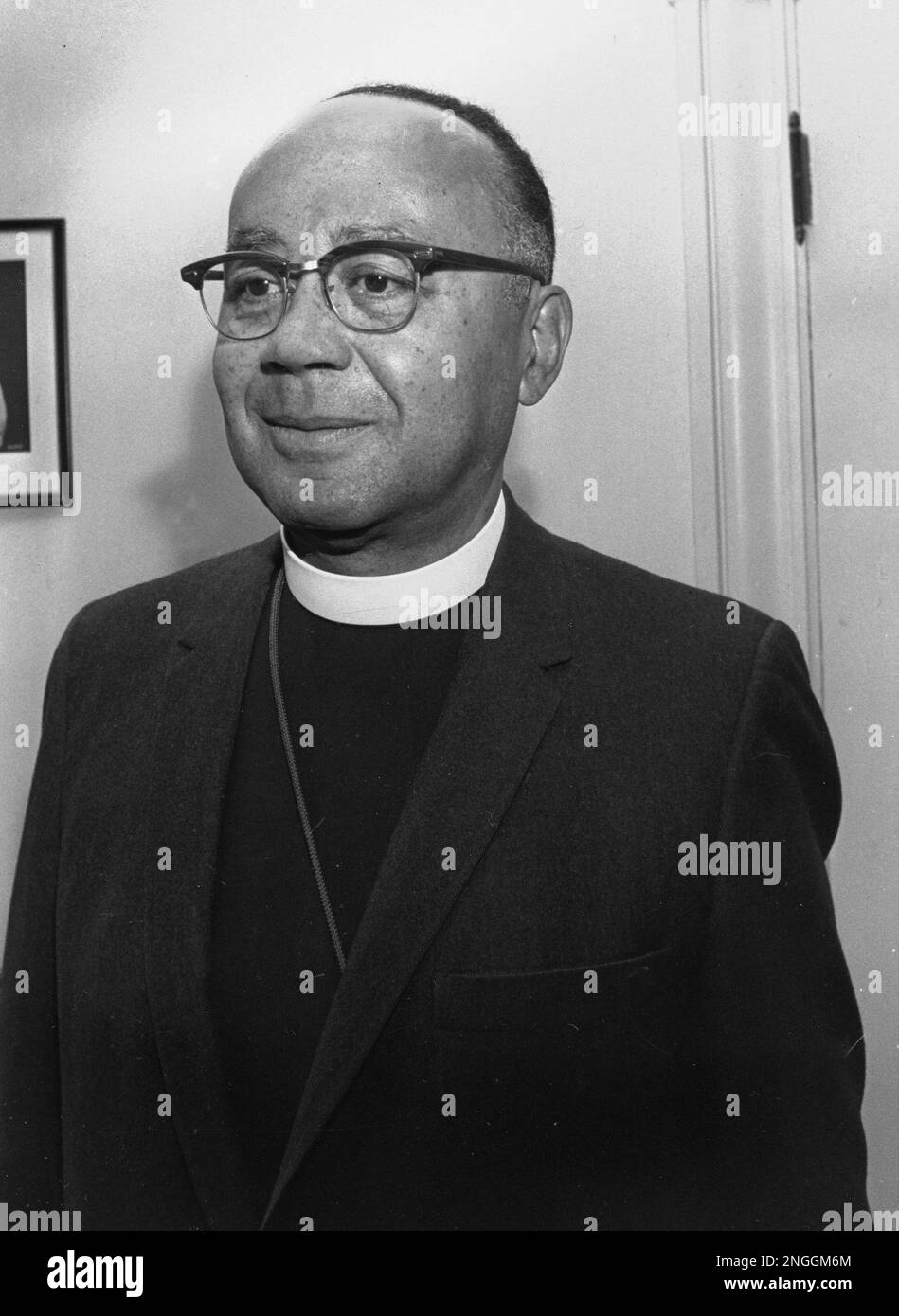 The Rev. John M. Burgess, the first black Episcopal bishop in the ...