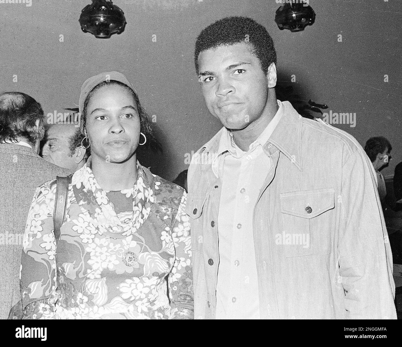 Muhammad Ali and his wife Belinda are seen in this March 12, 1974 photo ...