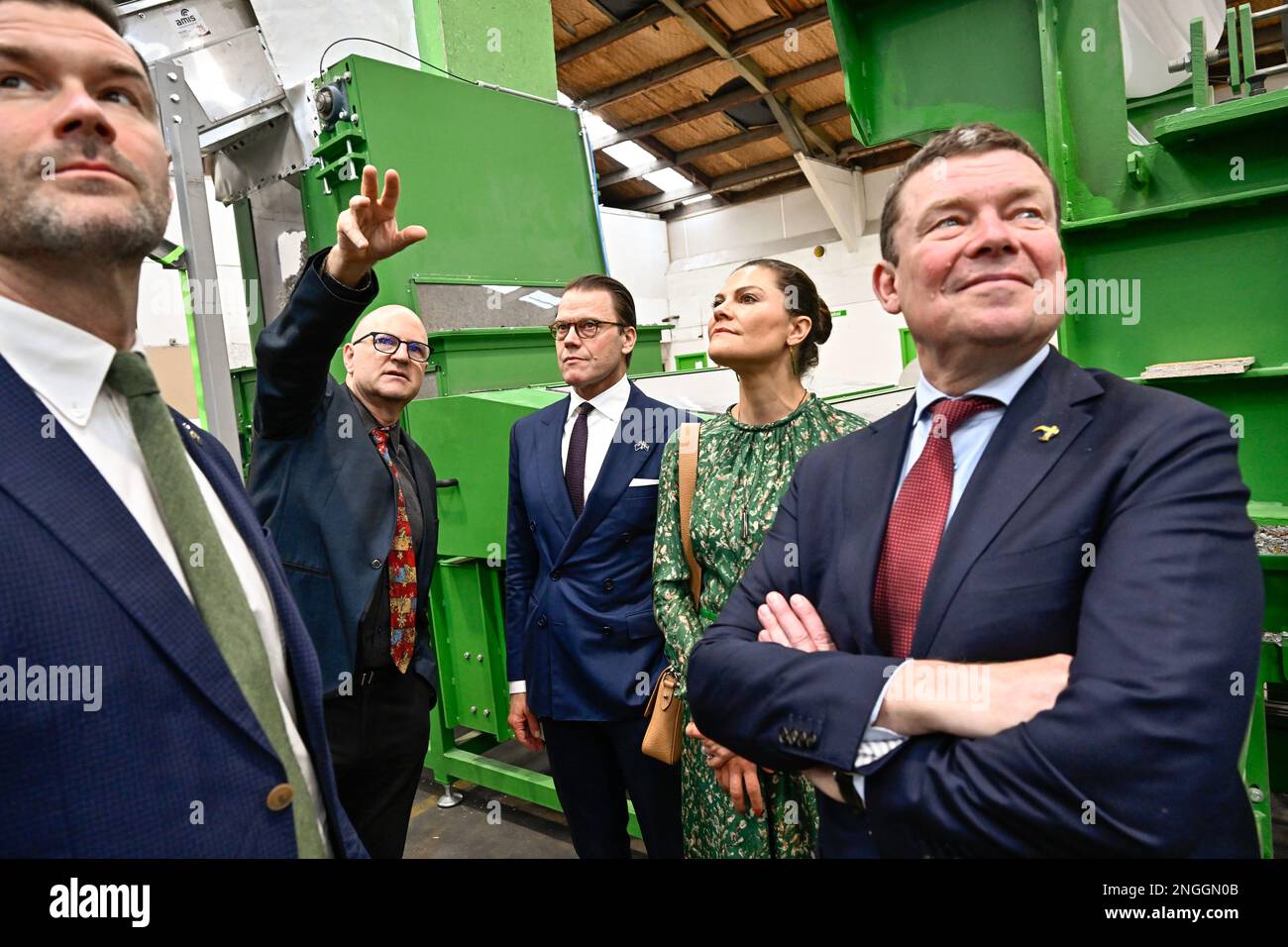 HAMILTON 20230218 Crown Princess Victoria and Prince Daniel visited the ...