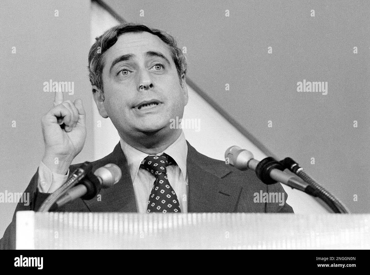 Fred Silverman, new president of NBC, speaks in Los Angeles, Ca., on ...