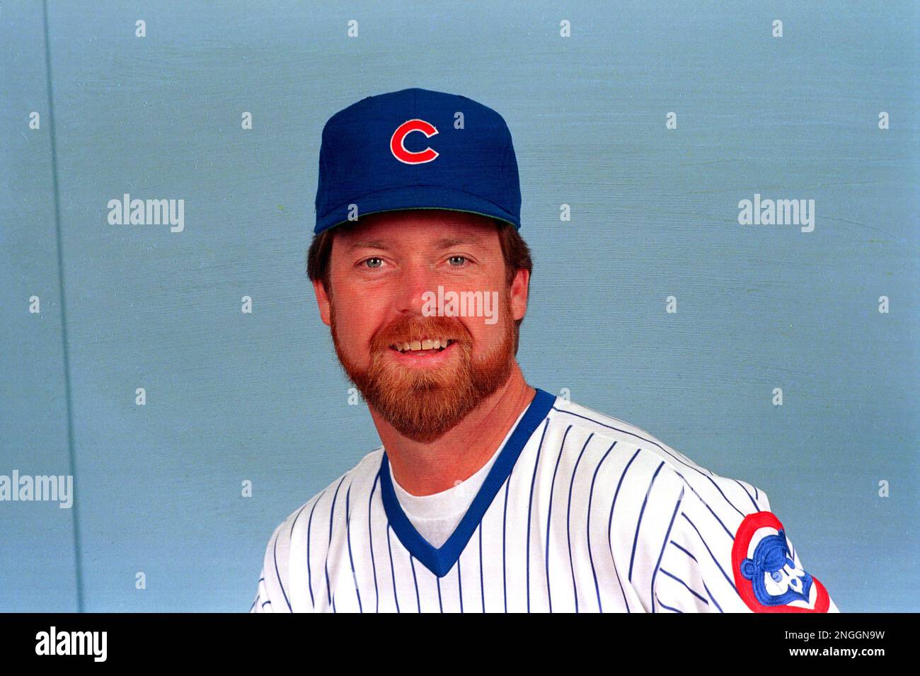 Rick Sutcliffe (40), pitcher for the Chicago Cubs, poses in Chicago ...
