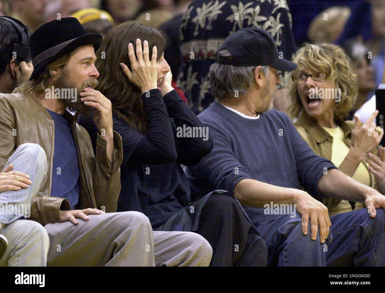 Catherine Keener And Brad Pitt