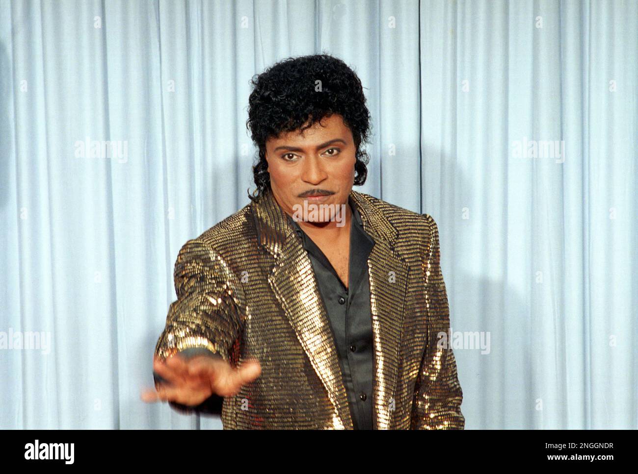 Rock and roll entertainer Little Richard is seen at the Academy Awards ...