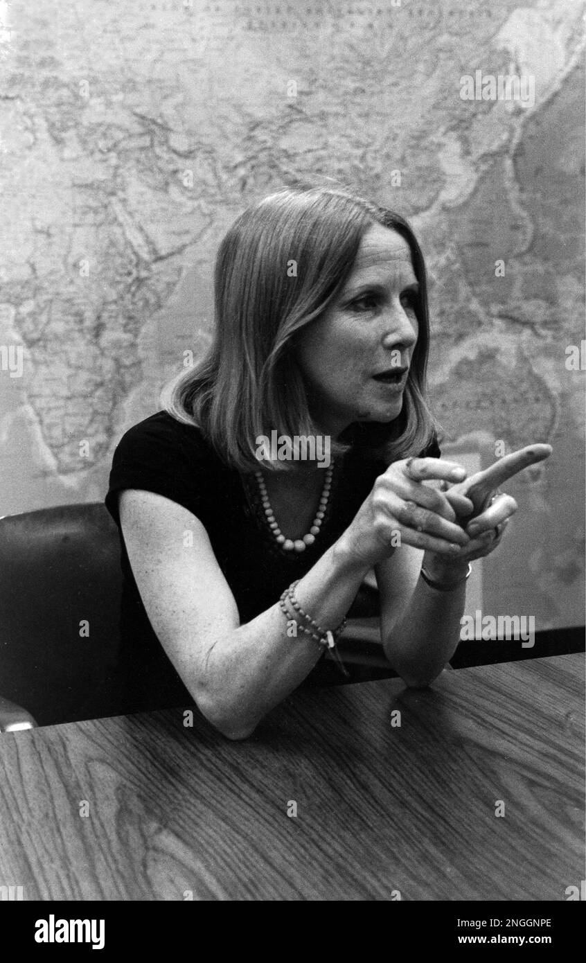 Actress Julie Harris is shown during an interview in New York City ...