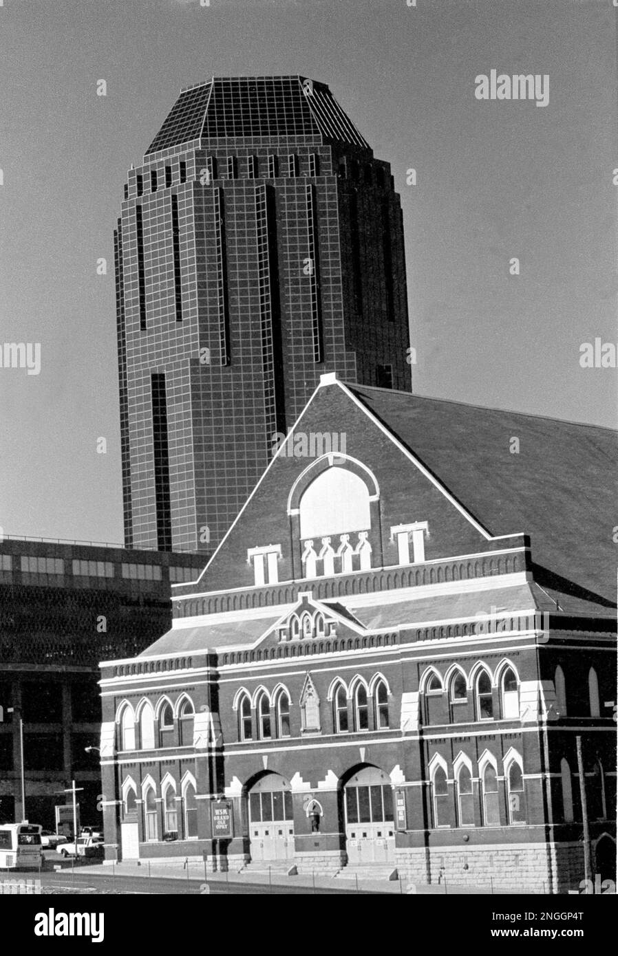 The new building of the Grand Ole Opry near Nashville, Tenn., is shown ...