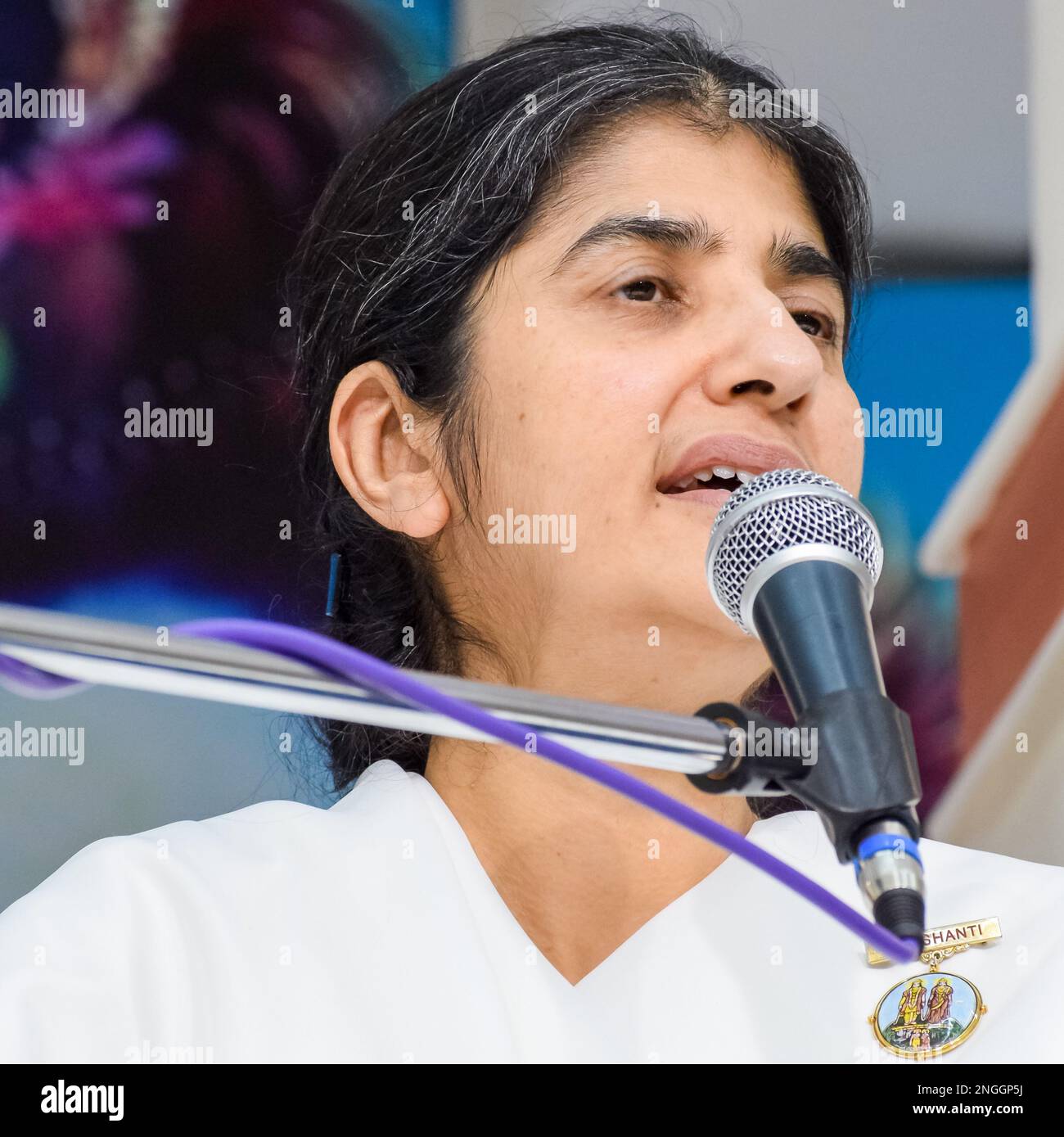 New Delhi, India, October 16 2022 - BK Shivani during meditation session, Shivani Verma, better ...