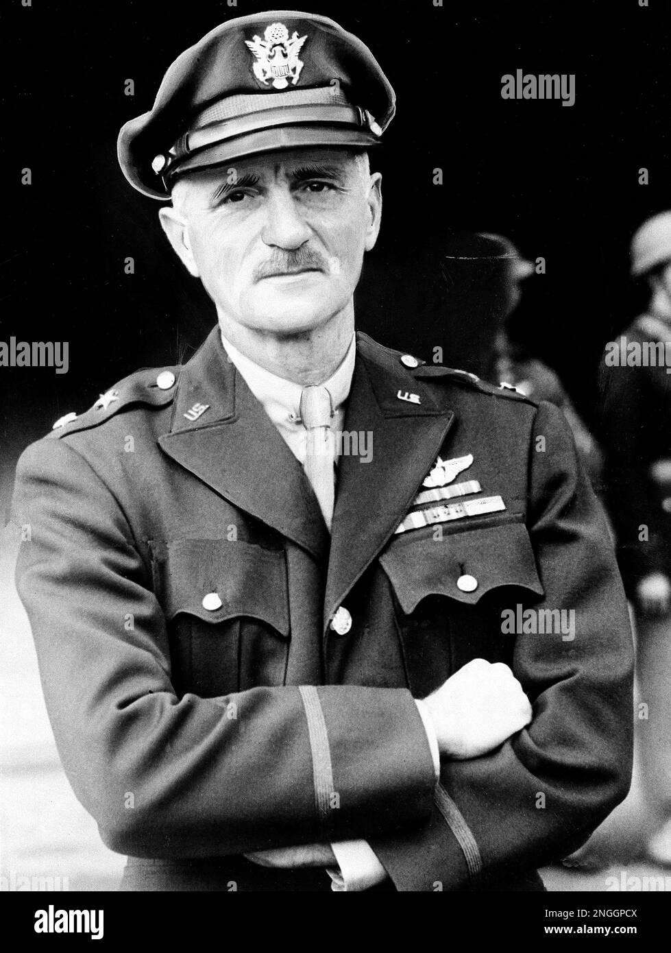 Maj. Gen. Carl Spaatz, Chief of the United States Army Air Force, poses ...