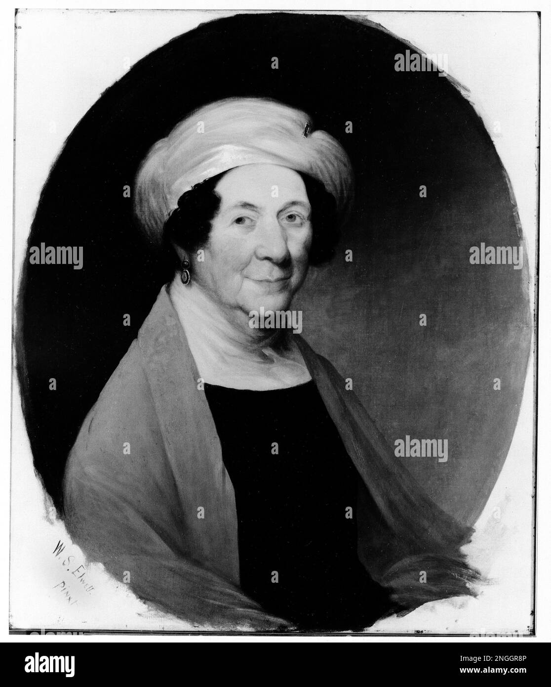 This is a 1848 portrait painting of former first lady Dolley Madison ...