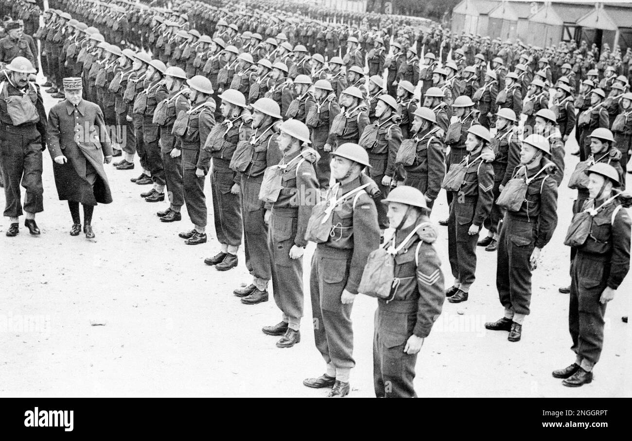 Genaral Maurice Gamelin, Commander-in-Chief of the Allied forces in ...