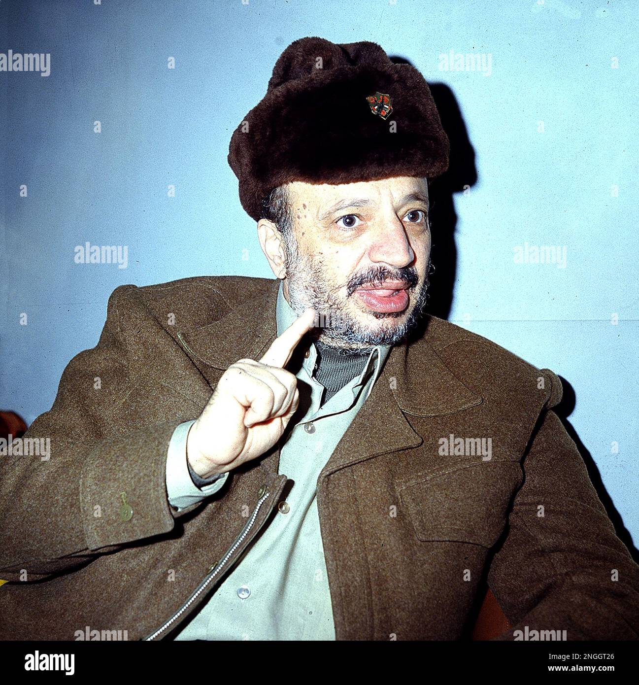 Yasser Arafat, chairman of Palestine Liberation Organization (PLO ...