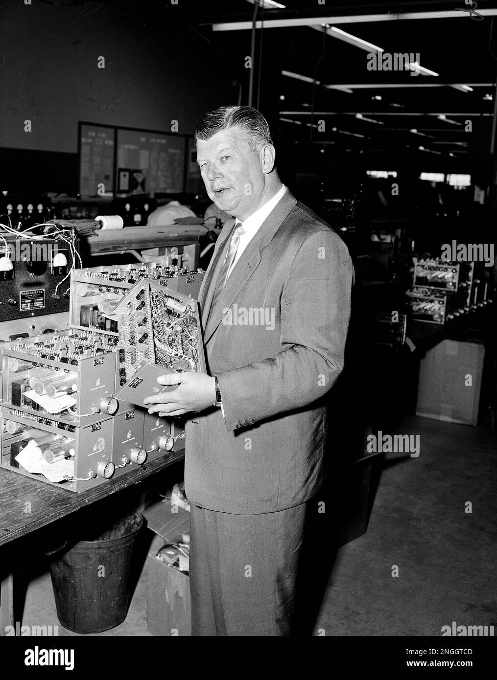 William P. Lear of Lear Inc., one of the world's biggest manufacturer ...