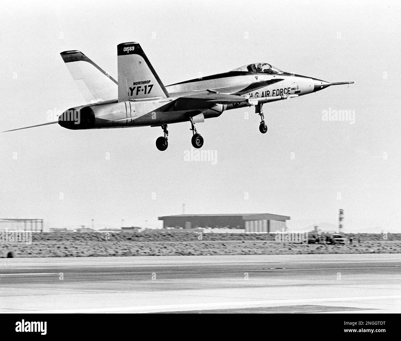 The United States Air Force Northrop YF-17 makes its first flight at ...