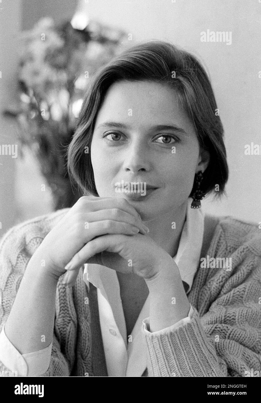 Actress Isabella Rossellini poses in Los Angeles, Ca., on Nov. 18, 1985 ...