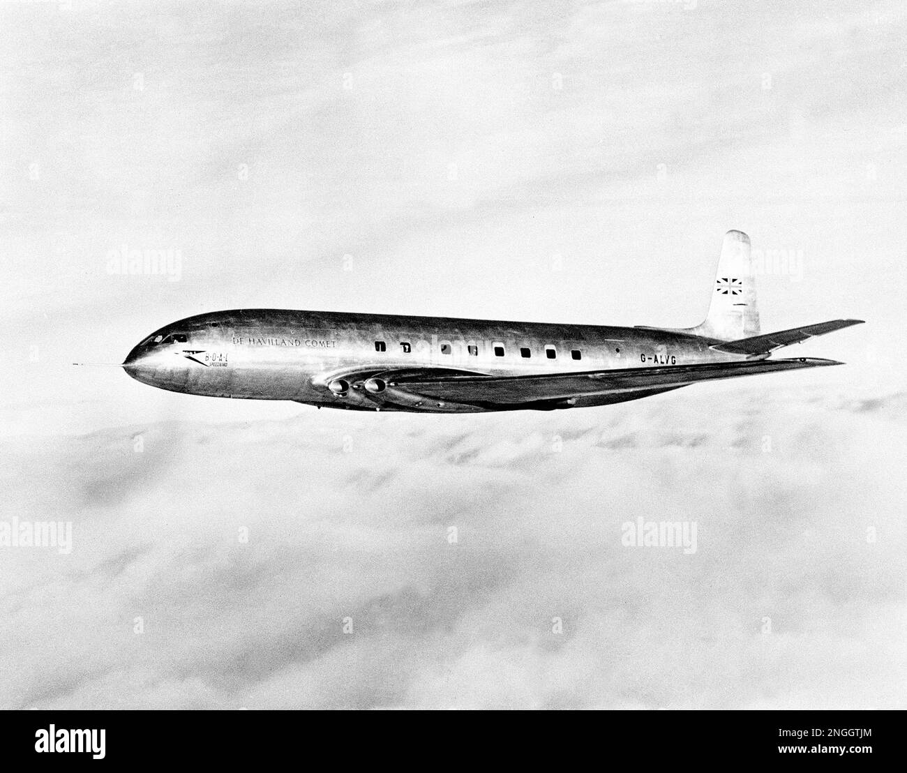 The British Overseas Airways Company (BOAC) speedbird DeHavilland Comet ...