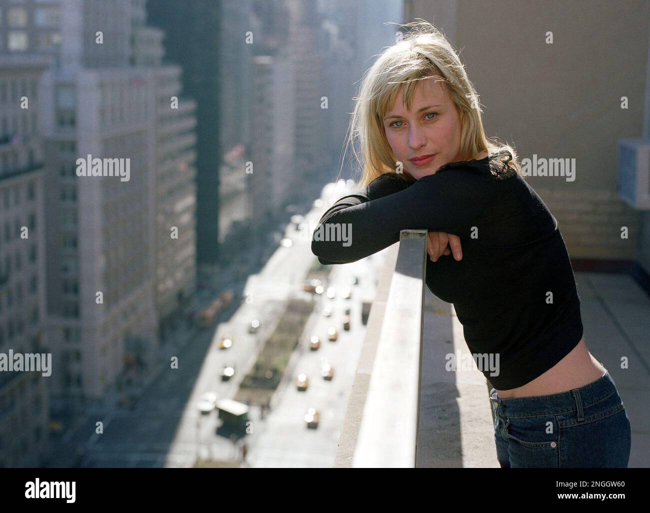 Actress Patricia Arquette poses at the Regency Hotel in New York, Feb ...
