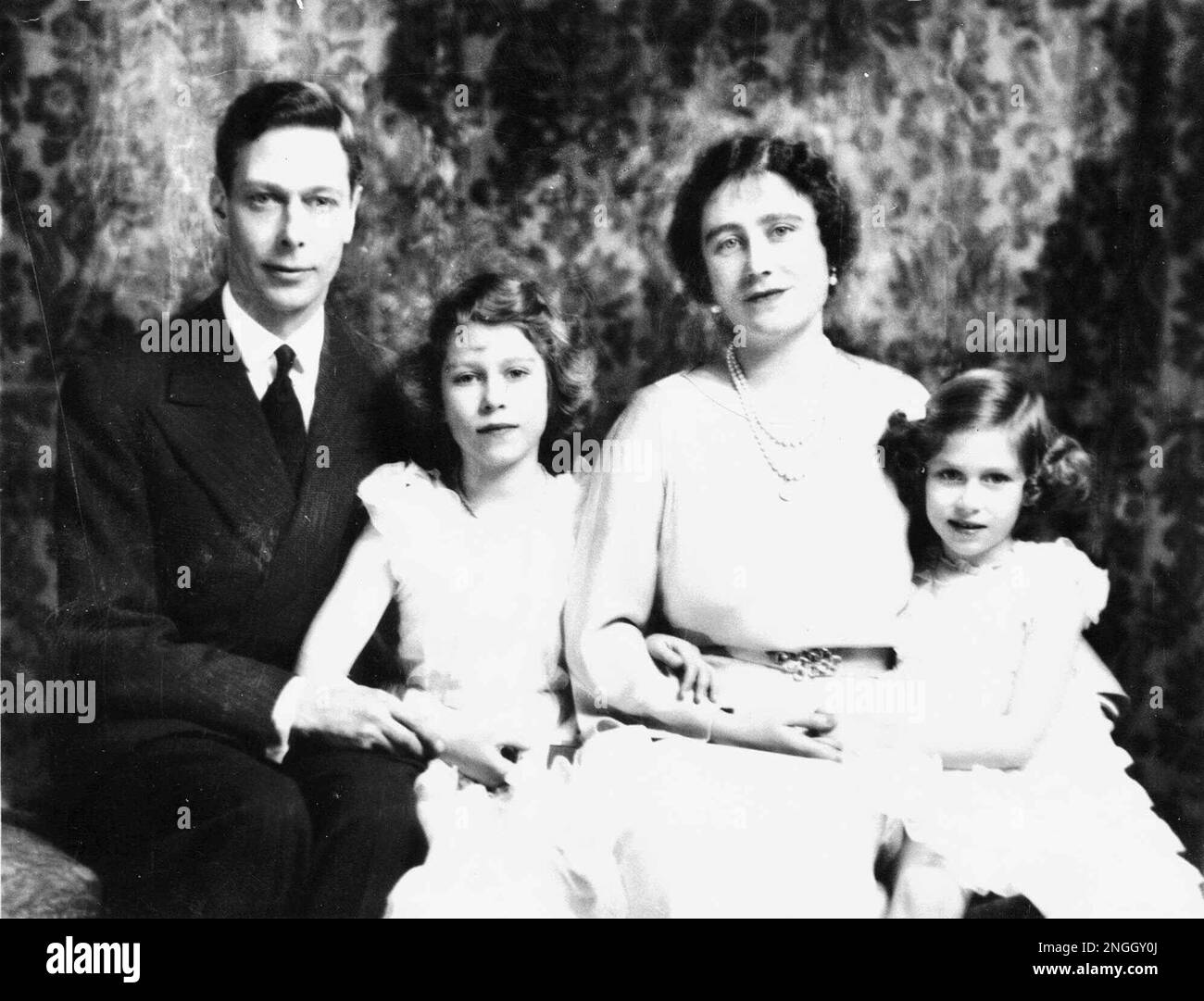 Britain's Queen Elizabeth is shown with her husband, King George VI ...