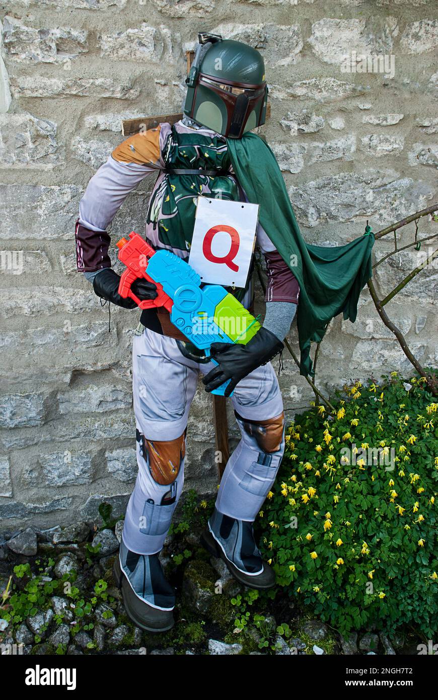 Scarecrow Festival held every August in Kettlewell in the Yorkshire ...