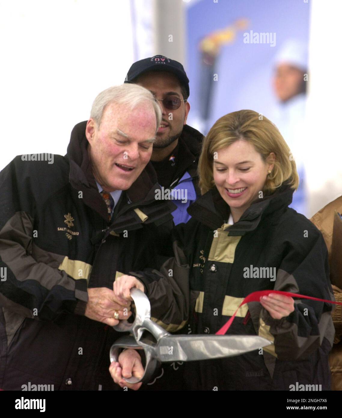 Salt Lake banker Spencer Eccles, the Olympic Village mayor, and his ...
