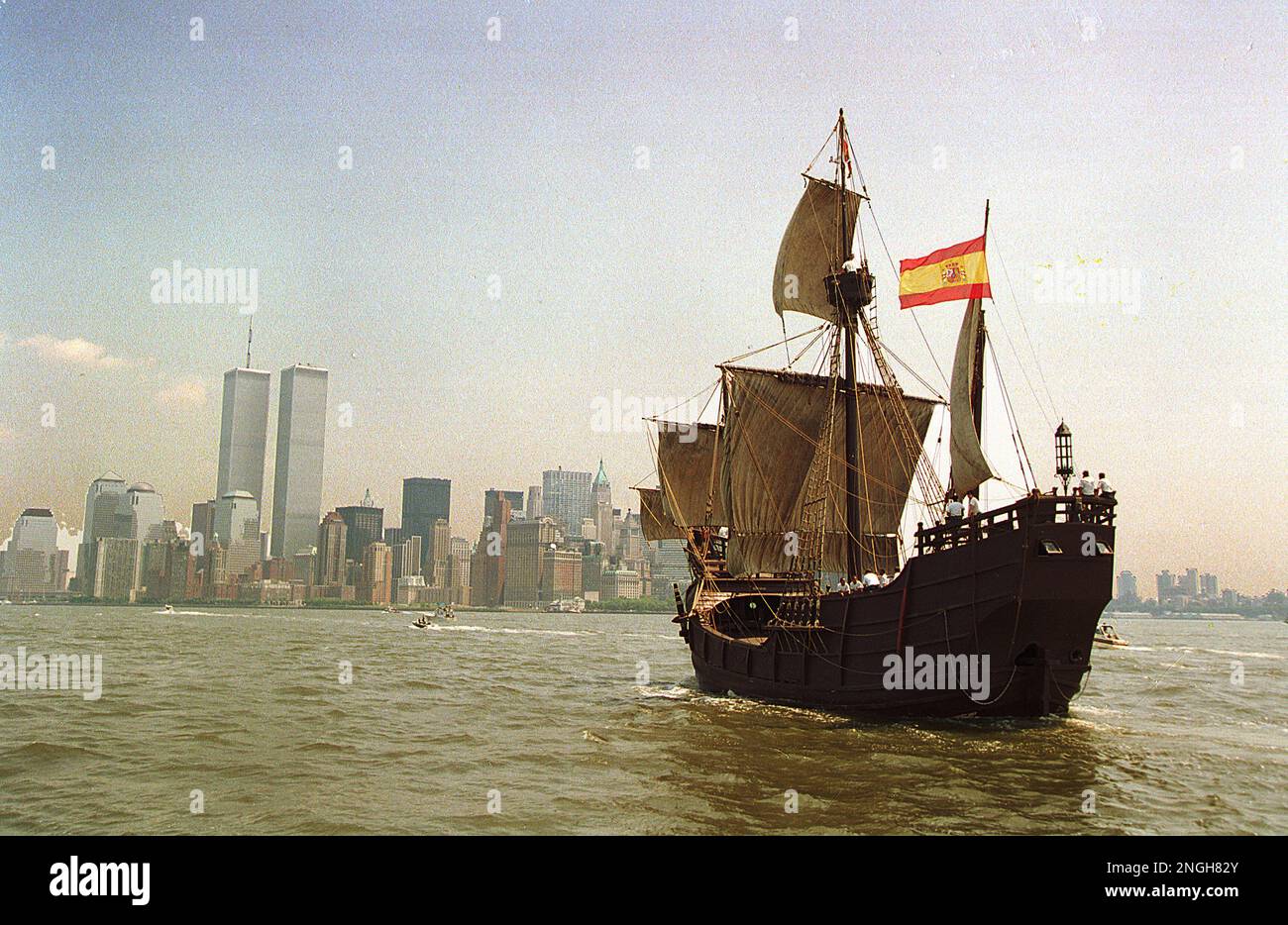 An authentic replica of Christopher Columbus' ship, the Santa Maria ...