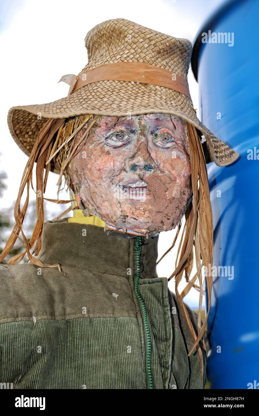 Scarecrow Festival held every August in Kettlewell in the Yorkshire ...