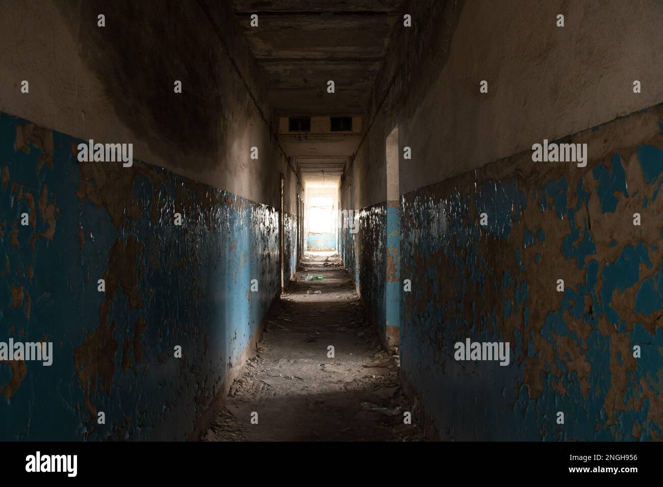 old abandoned unfinished building, unfinished house Stock Photo - Alamy