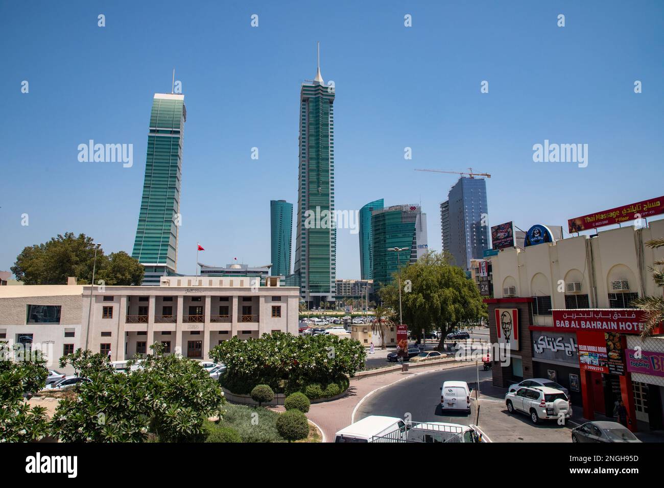 High rise building skyline and city dusk no one has skyscrapers hi-res ...