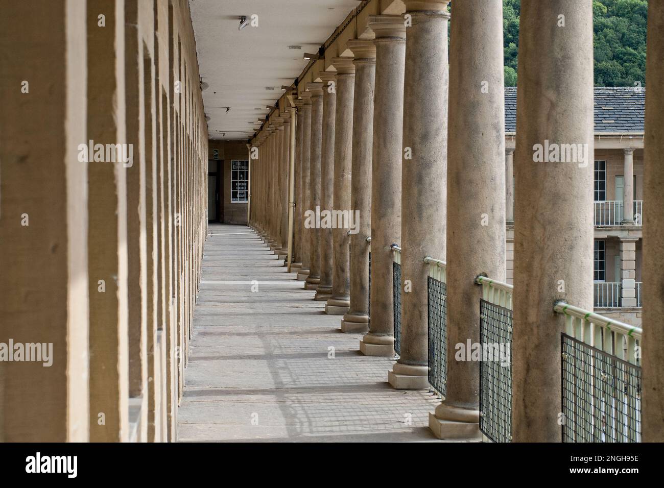 The magnificently restored Piece Hall in Halifax West Yorkshire a grade ...