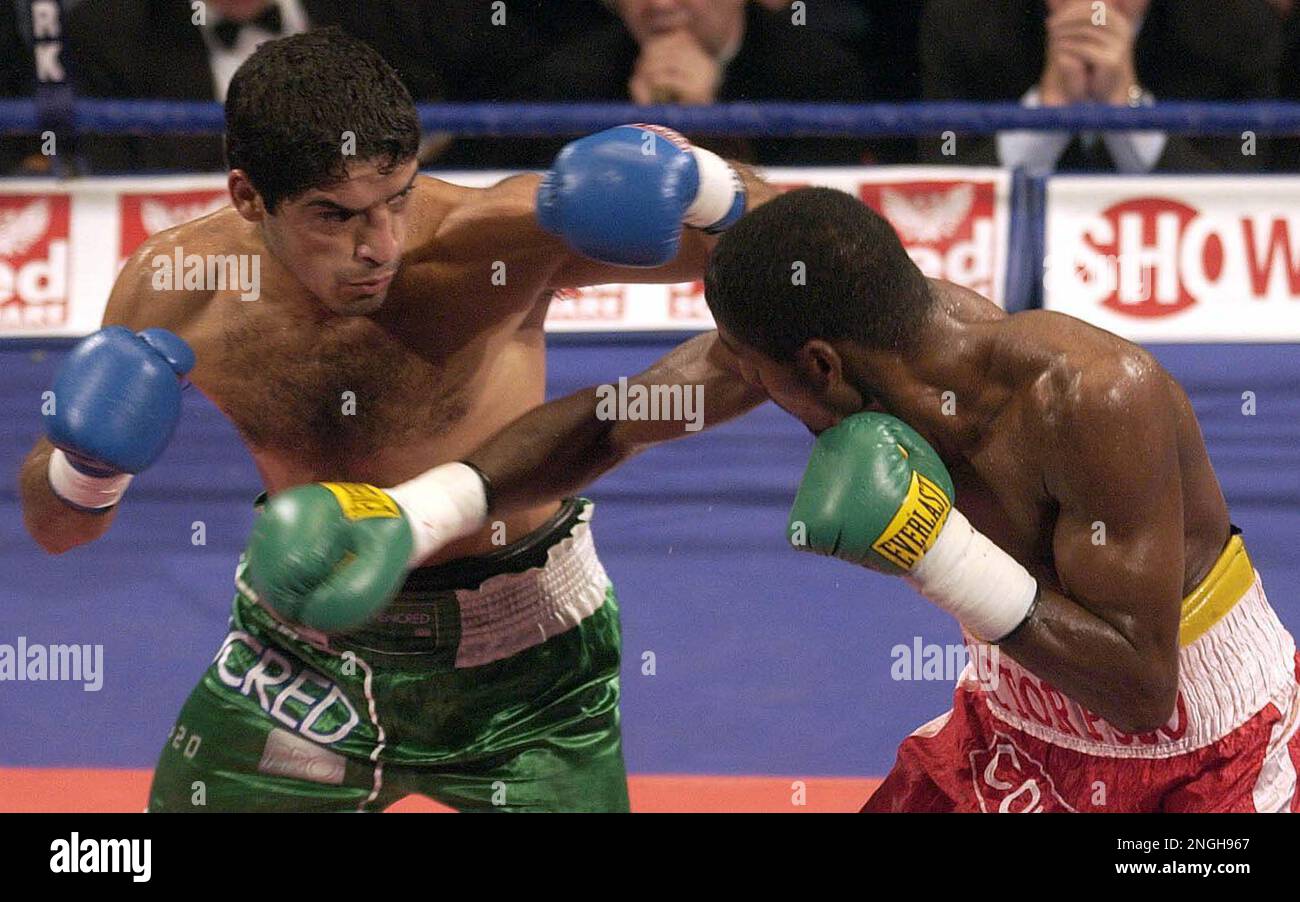 Defending WBO World Featherweight Champion Julio Pablo Chacon from ...