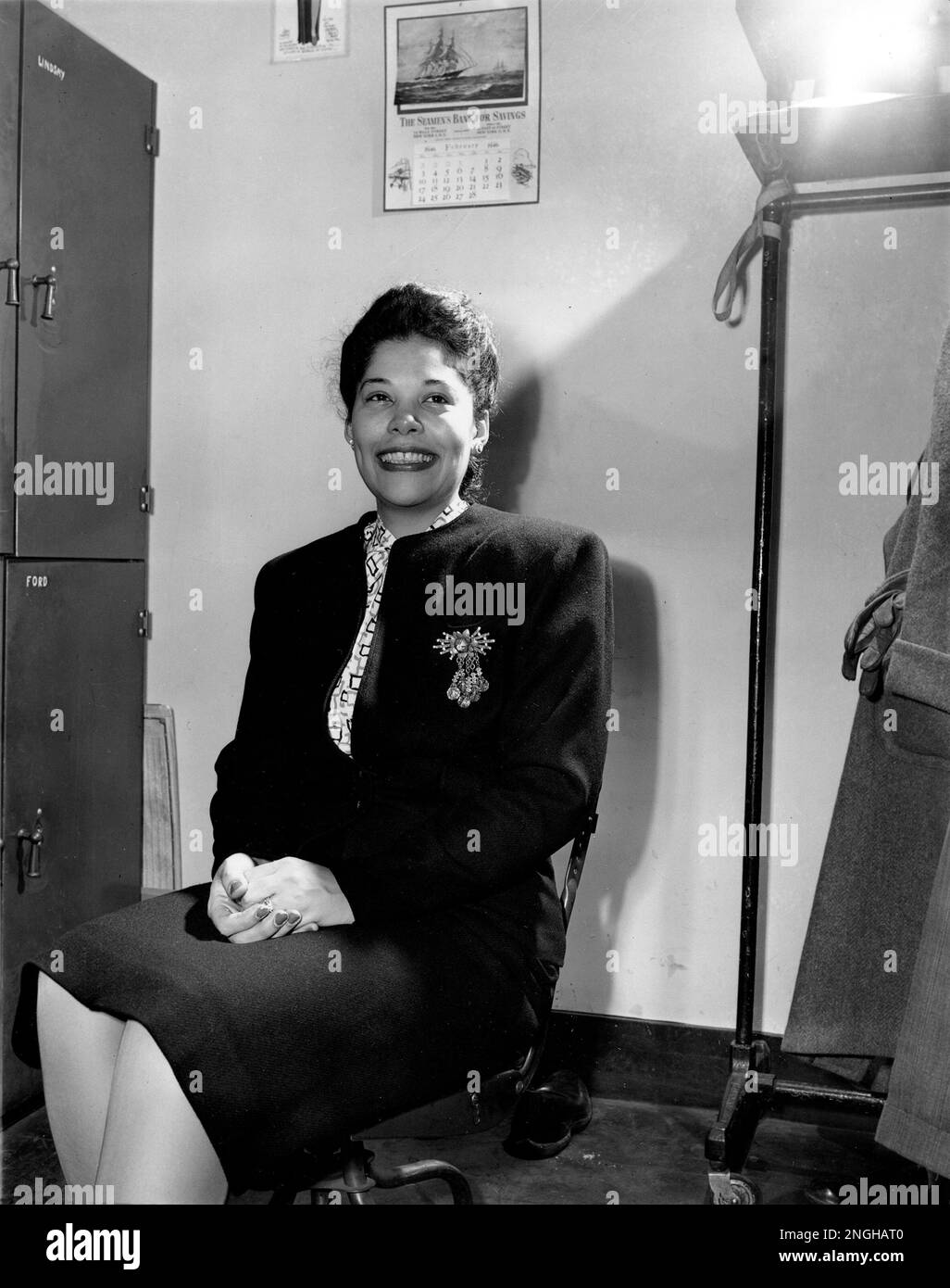 Ann Petry, author of "The Street," is shown in New York City on Feb. 6 ...